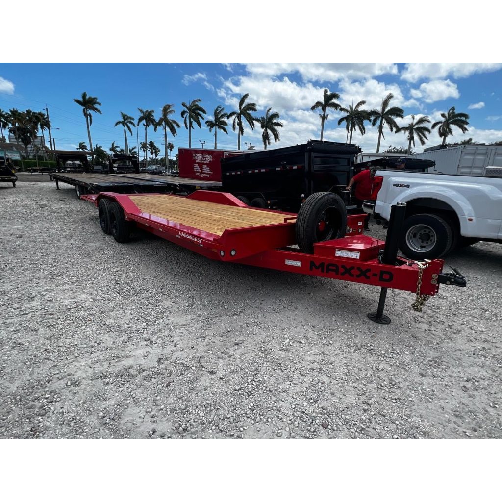 24’ MaxxD Flatbed w/ Drive Over Fenders & Hydraulic Tilt Deck - The ...